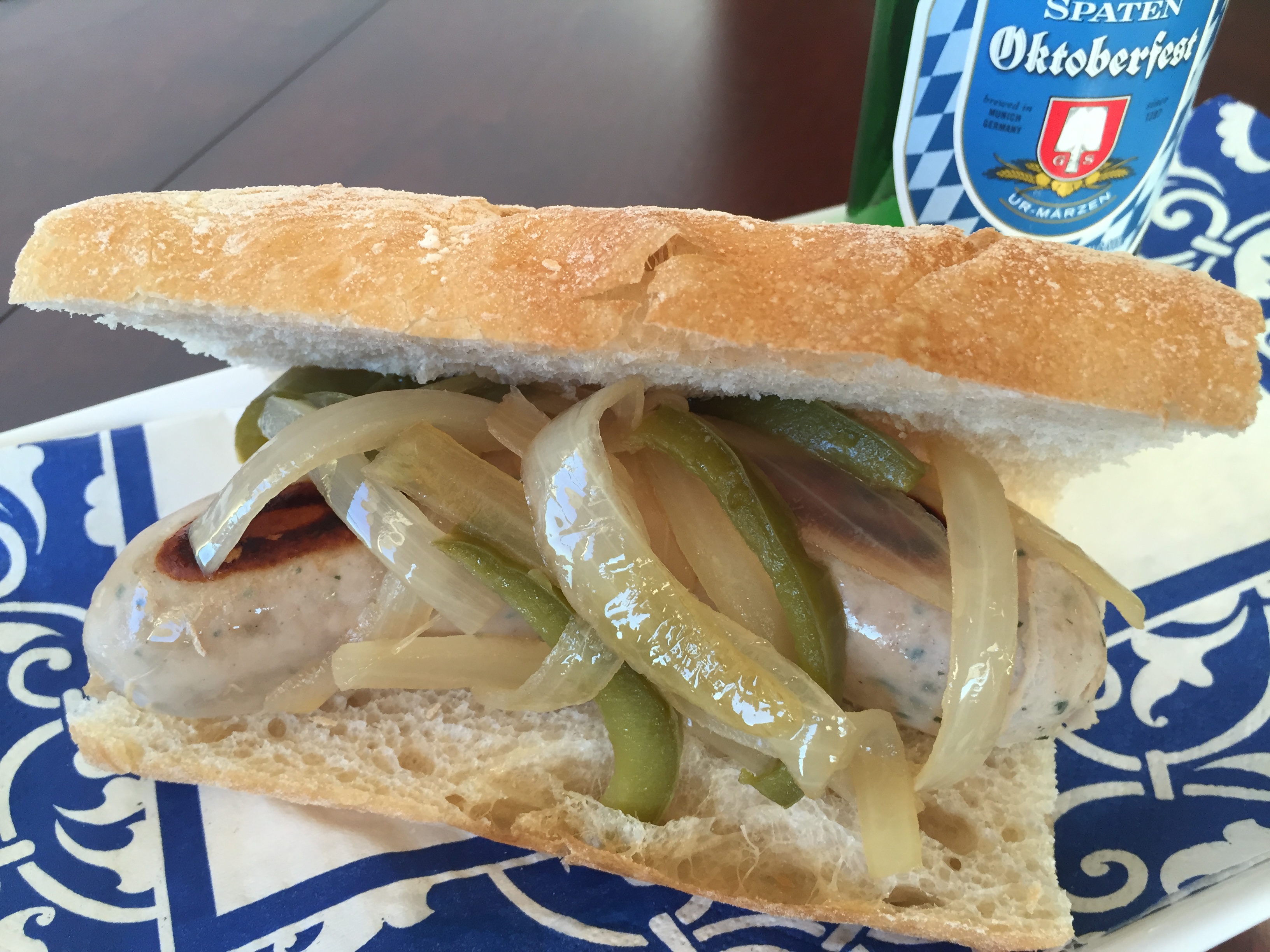 Octoberfest Bratwurst Sandwich | Cookin' It Real