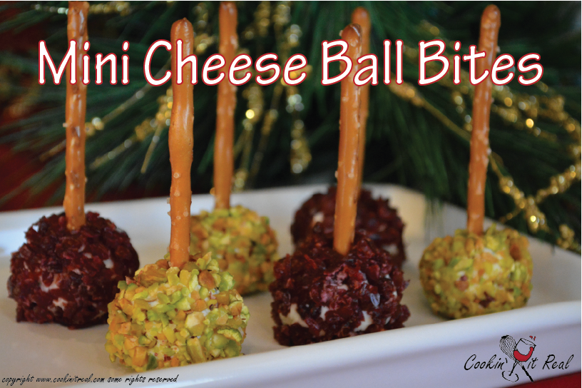Mini Cheese Ball BItes | Cookin' It Real