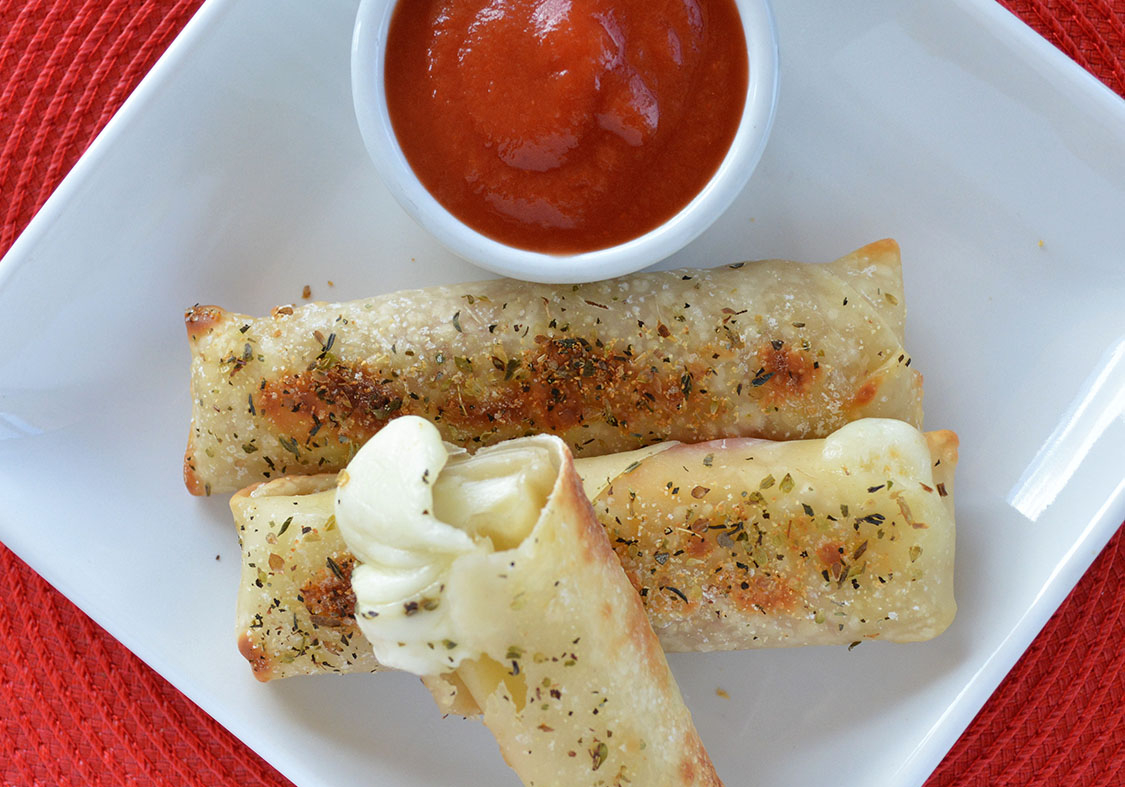 Baked Pizza Rolls | Cookin' It Real