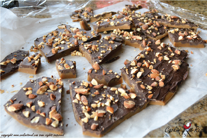 Easy Homemade Toffee | Cookin' It Real